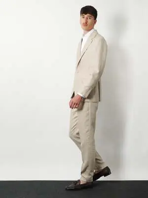 Brunello Cucinelli Silk, Linen And Wool Suit - Multicolor