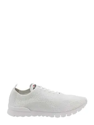 Kiton Kiton FITS Sneaker With Knit Fabric Upper White
