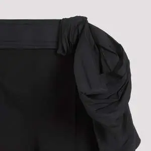 Alexander McQueen Cupro Shorts With Oversized Bow Detail