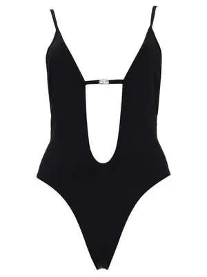 DIESEL® Deep Plunge One-piece Swimsuit With Clasp Detail