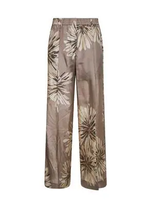 Brunello Cucinelli Printed Pants For Women