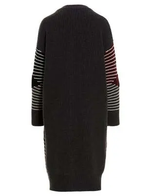 Stella McCartney Striped Wool Knitted Coat