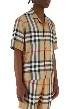 Burberry Embroidered Silk Shirt