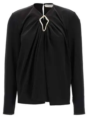 Lanvin Metallic Blouses