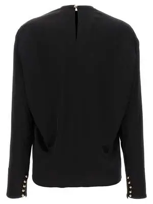 LANVIN Metallic Detail Blouse