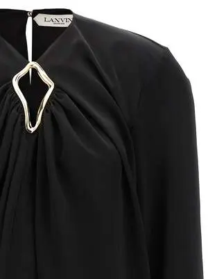 LANVIN Metallic Detail Blouse
