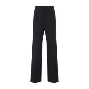 Alberta Ferretti Wool-blend Tropical Pants - Gray