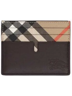 Burberry Card Holder Check - Cream