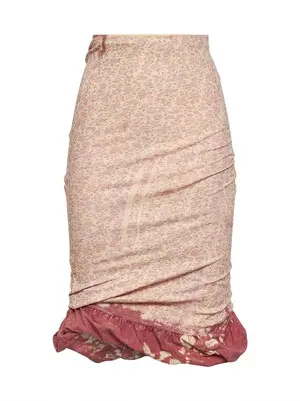 DIESEL® O-pale Midi Skirt - Multicolor