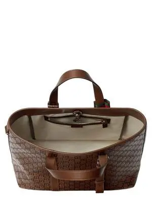 Gucci Gg Emblem Tote Bag - Brown