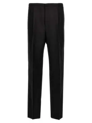 Fendi Cool Wool Straight Leg Pants - Black