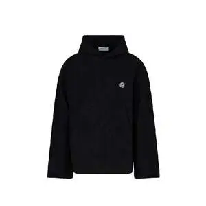 AMBUSH Hooded Sweatshirt With Kangaroo Pocket - Black