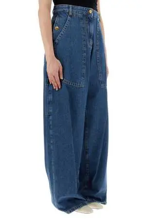 Etro Wide Leg Denim Jeans - Blue