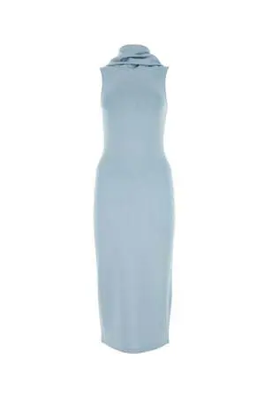 Alaïa Sleeveless Turtleneck Dress - Multicolor