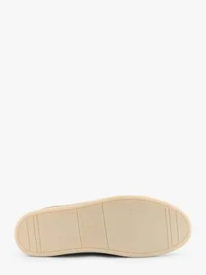 Brunello Cucinelli Leather Sneakers With Stitching Detail - Multicolor