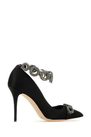 Manolo Blahnik Embellished Fabric Pumps - Multicolor