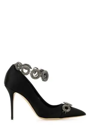 Manolo Blahnik MANOLO BLAHNIK Embellished Fabric Pumps Multicolor
