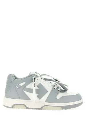 Off-White OFF-WHITE Out Of Office Leather Sneakers Gray