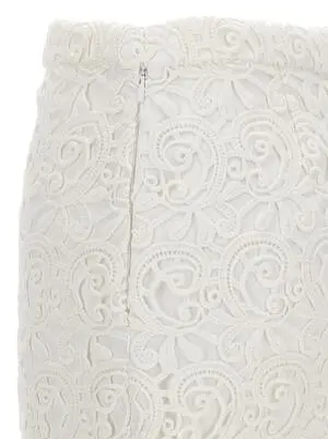 Burberry Lace Midi Skirt