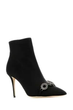 Manolo Blahnik Marijana Flat Samba Sc 2265 010 Booties