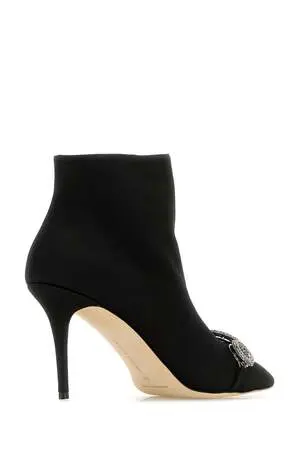 Manolo Blahnik Marijana Flat Samba Sc 2265 010 Booties