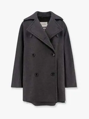Max Mara Oversize Virgin Wool And Cashmere Coat - Multicolor