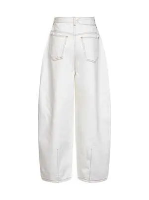 Jacquemus Ovalo De Nîmes" Curved Leg Jeans - Multicolor