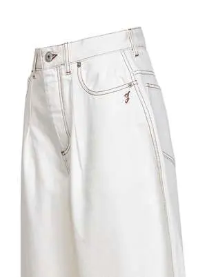 Jacquemus Ovalo De Nîmes" Curved Leg Jeans - Multicolor