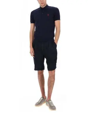 Brunello Cucinelli Linen Bermuda Shorts