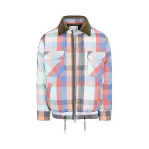 Sacai Plaid Padded Blouson - Multicolor