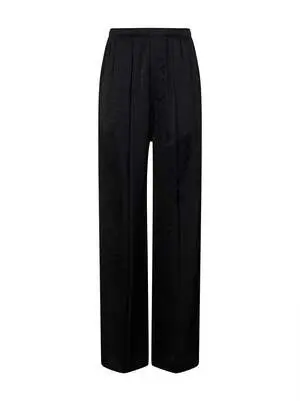 Balenciaga Jacquard Satin Pajama-style Trousers - Multicolor