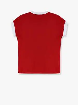 Versace Red V-neck T-shirt - Multicolor