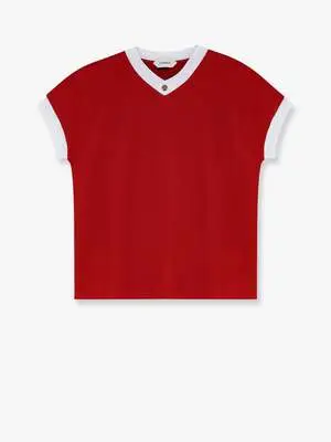 Versace Red V-neck T-shirt - Multicolor