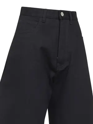 Alaïa Black Denim Rounded Leg Jeans - Multicolor
