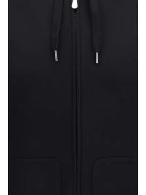 Brunello Cucinelli Cotton Zip-up Hoodie With Drawstring Hood - Black