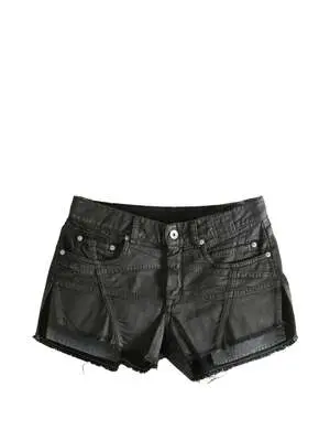 Rick Owens Fringed Shorts - Black
