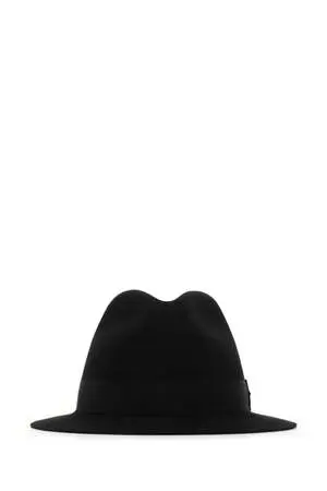 Saint Laurent Felt Fedora Hat - Black