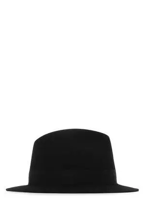 Saint Laurent Felt Fedora Hat - Black