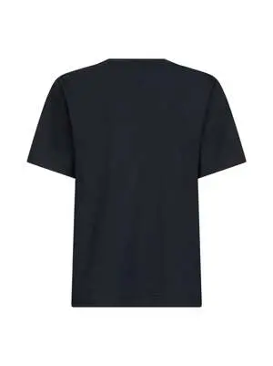 Burberry Black Cotton Logo T-shirt - Multicolor