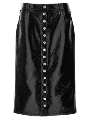 COURREGES COURREGES "Multiflex" Vinyl Skirt