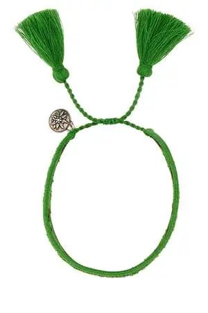 Prada Two-tone Suede And Fabric Bracelet - Multicolor