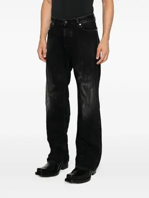 Balenciaga Distressed Denim Jeans - Multicolor