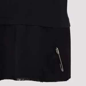 Balenciaga Layered Polo Mini Dress - Black