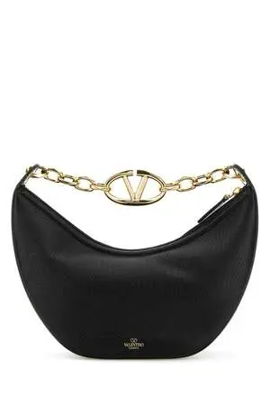 Valentino Garavani Vlogo Moon Hobo Handbag - Black