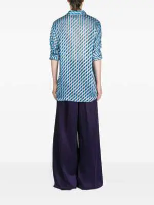 Dries Van Noten Striped Shirt - Blue