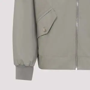 Givenchy Cotton Twill Jacket With Leather Collar - Multicolor