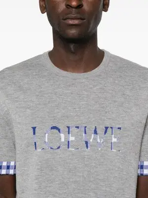 Loewe Wool And Cotton Blend T-shirt