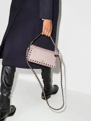 Valentino Garavani Rockstud Small Leather Shoulder Bag - Multicolor
