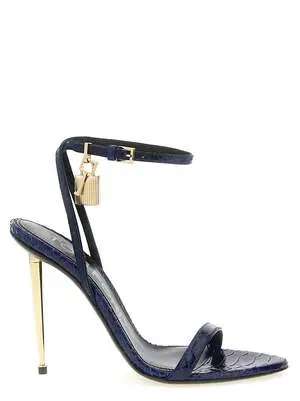 TOM FORD Padlock Sandals - Blue
