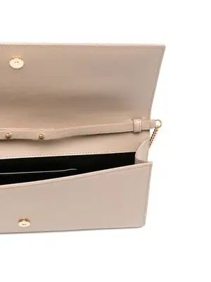 Saint Laurent Kate Leather Clutch With Chain Strap - Multicolor